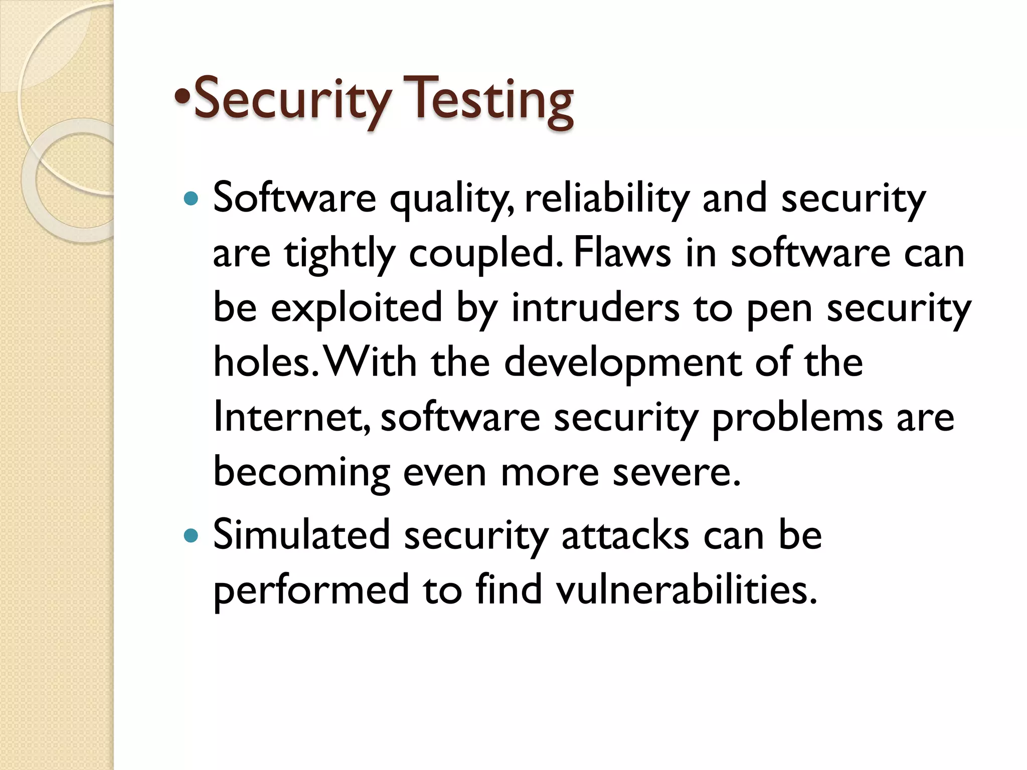 Software Engineering System Testing Pptx Operating Systems Computer Software And Applications
