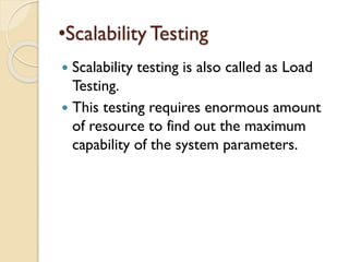 Software engineering- system testing | PPTX