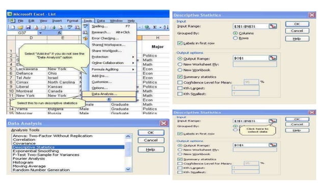 Statistical software packages ,their layout & applications | PPTX