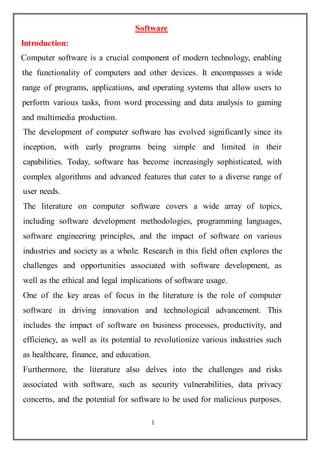 SOFTWARE.pdff computer software computer | PDF
