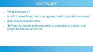 software and types of software, system software.pptx