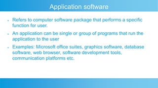 software and types of software, system software.pptx