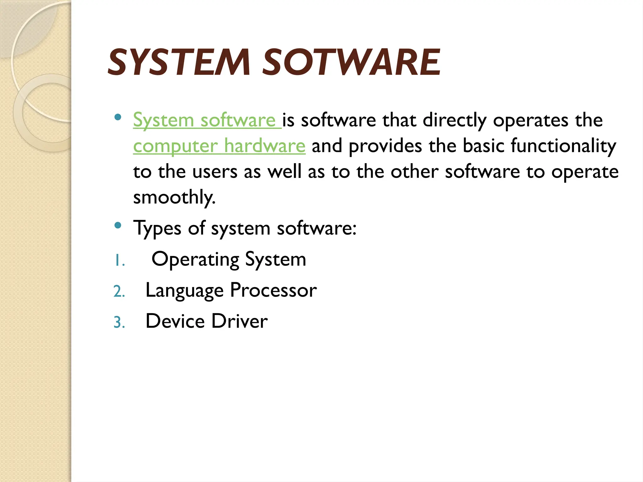 SOFTWARE AND TYPES OF SOFTWARE,ITS DETAILS.pptx