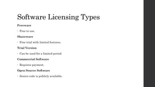 Comprehensive Overview of Software: Types, Functions, and Applications ...