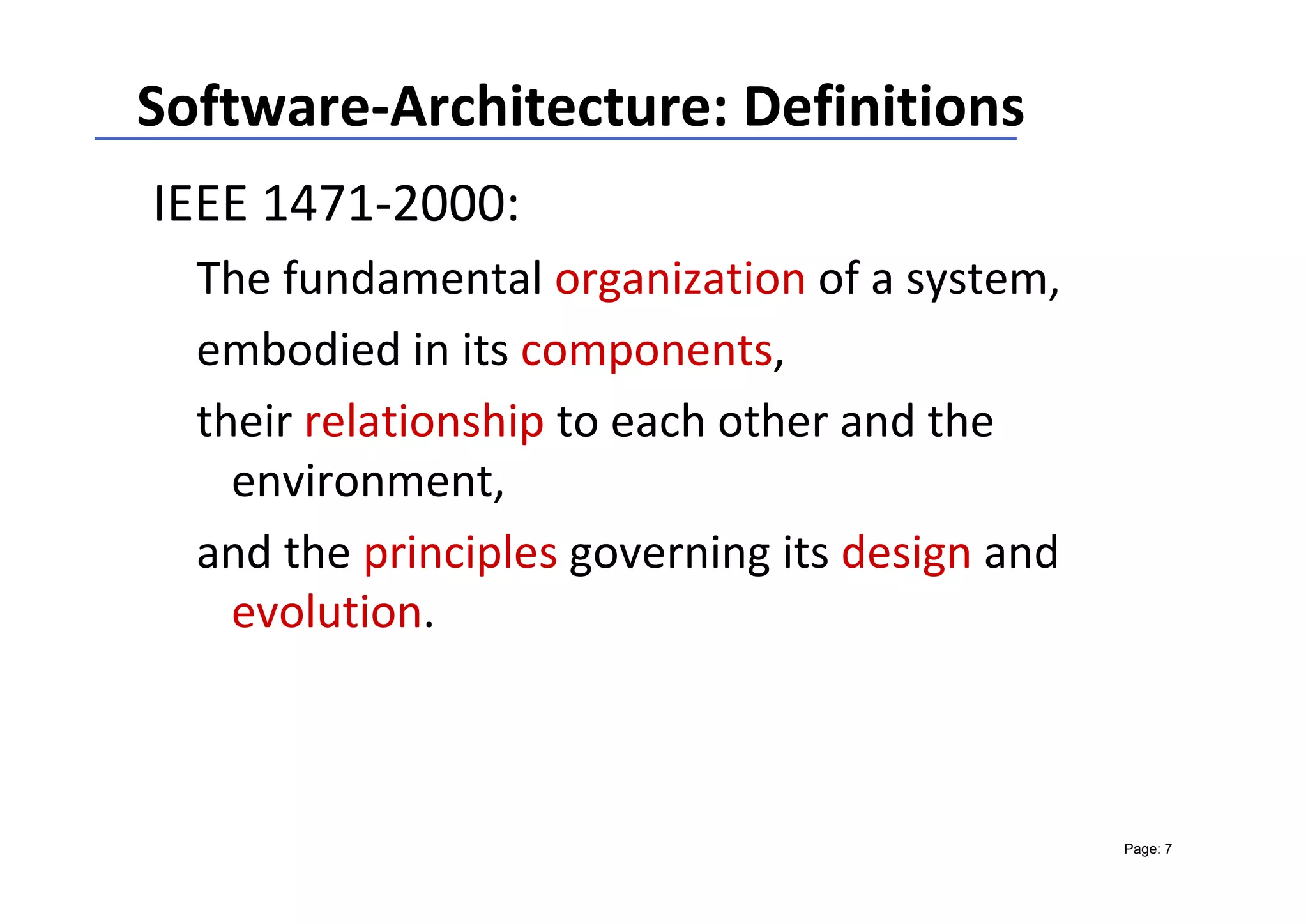 Software Architecture Erosion And Modernization Ppt