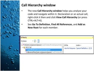 Software Architecture New Features of Visual Studio 2010 / .Net 4.0 - Part 1 - Editor And C# | PPT