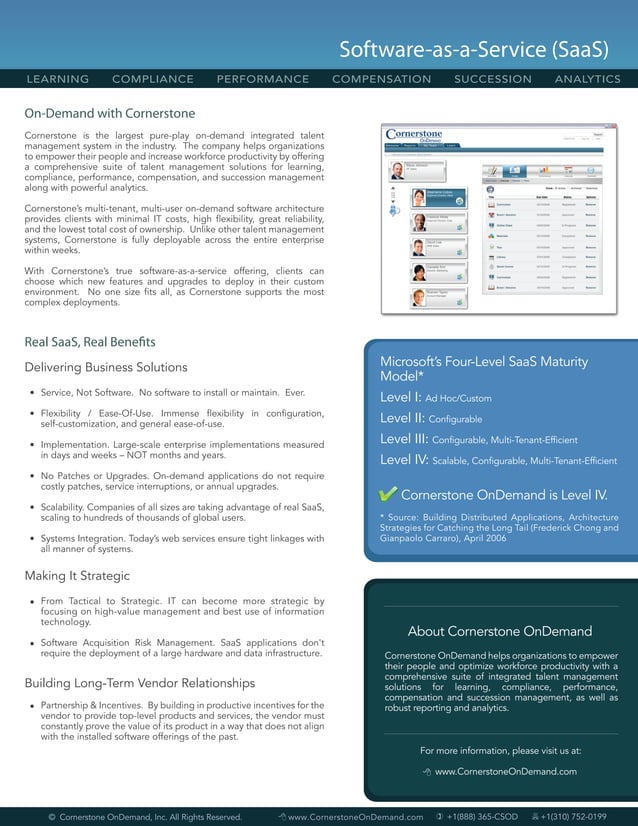 Software as a Service Advantages | PPT