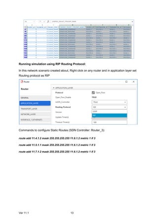 NetSim Technology Library - Software defined networks | PDF