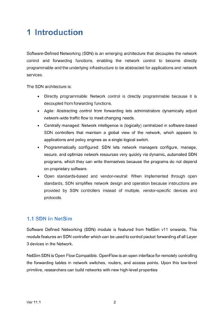 NetSim Technology Library - Software defined networks | PDF
