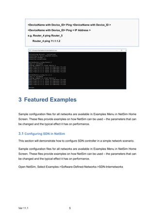 NetSim Technology Library - Software defined networks | PDF
