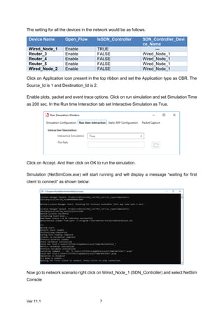 NetSim Technology Library - Software defined networks | PDF