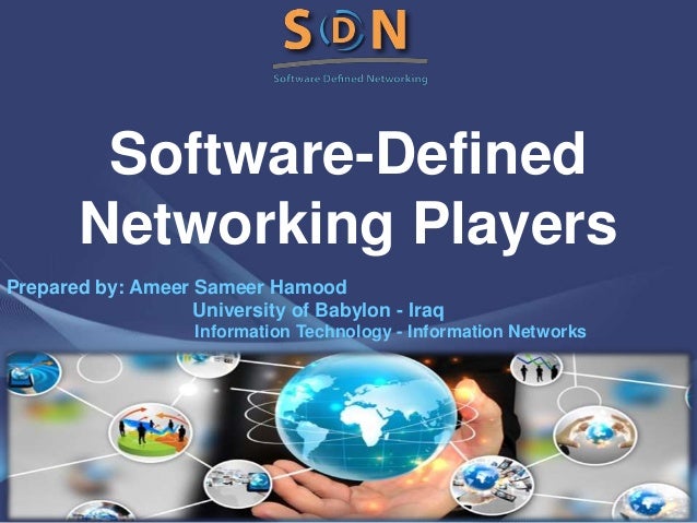 Software defined networking players