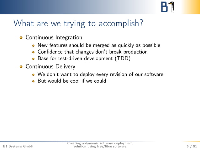Creating A Dynamic Software Deployment Solution Using Freelibre Software Ppt Free Download