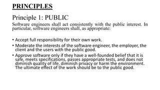 Software engineering-codes-of-ethics (1) | PPTX