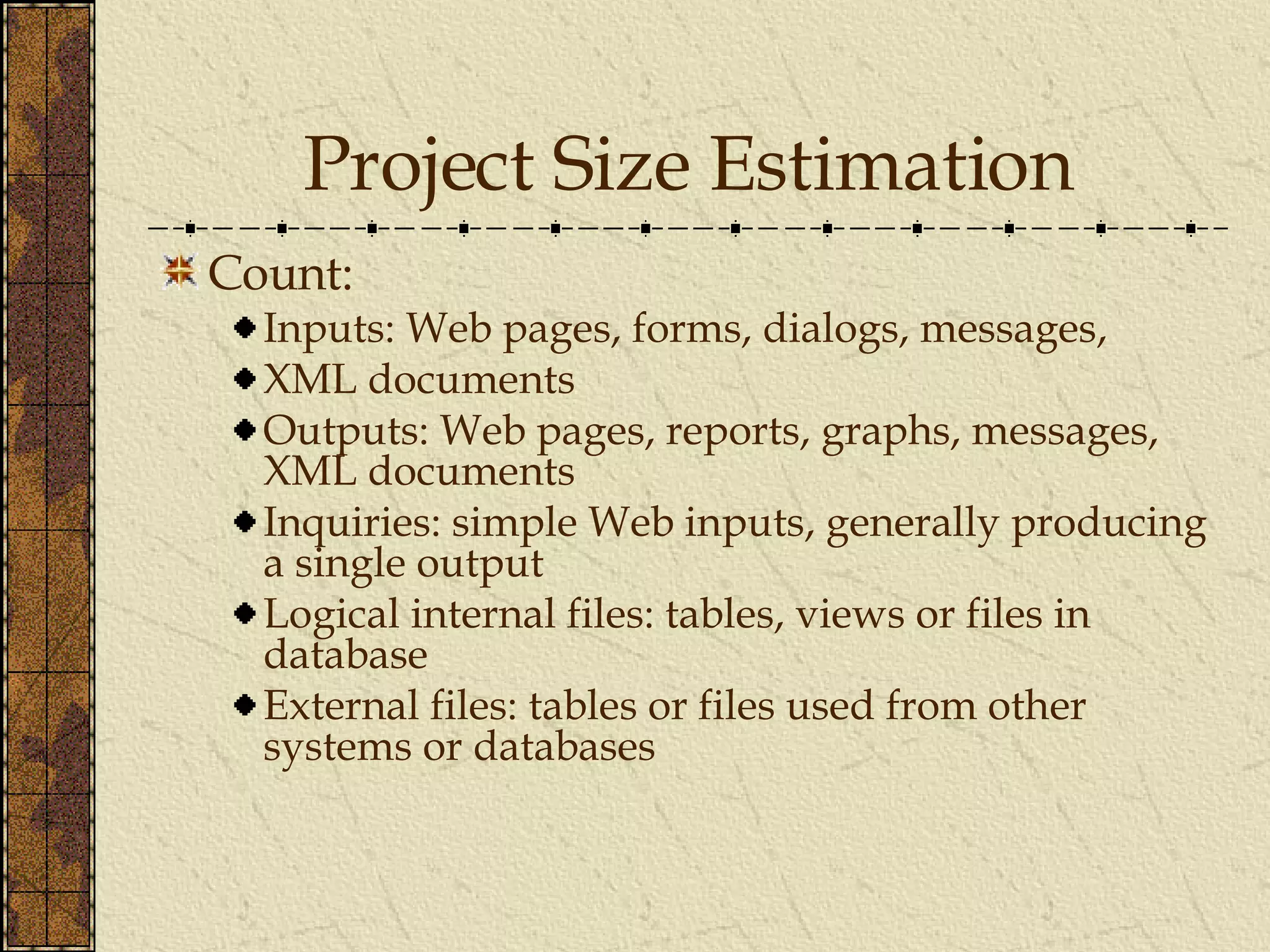 Software Estimation Part I Ppt