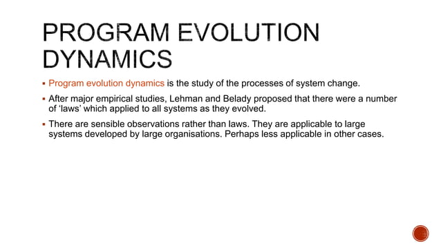 Software Evolution | PPTX