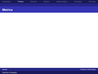 Detection Strategies Metrics-Based Rules for Detecting Design Flaws | PPT