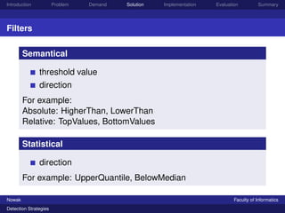 Detection Strategies Metrics-Based Rules for Detecting Design Flaws | PPT
