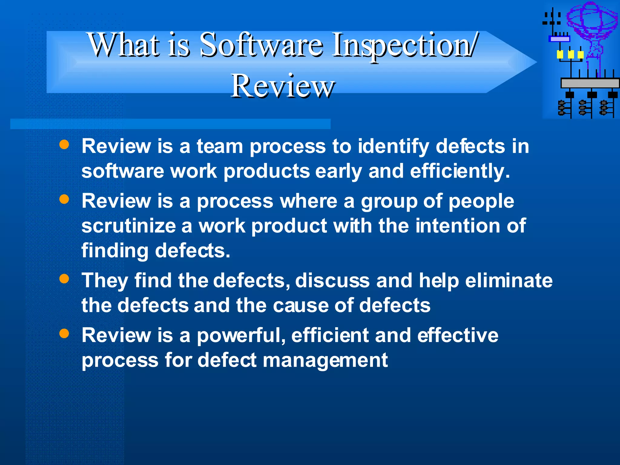 Software Inspection And Defect Management Ppt Computer Software And Applications Computing