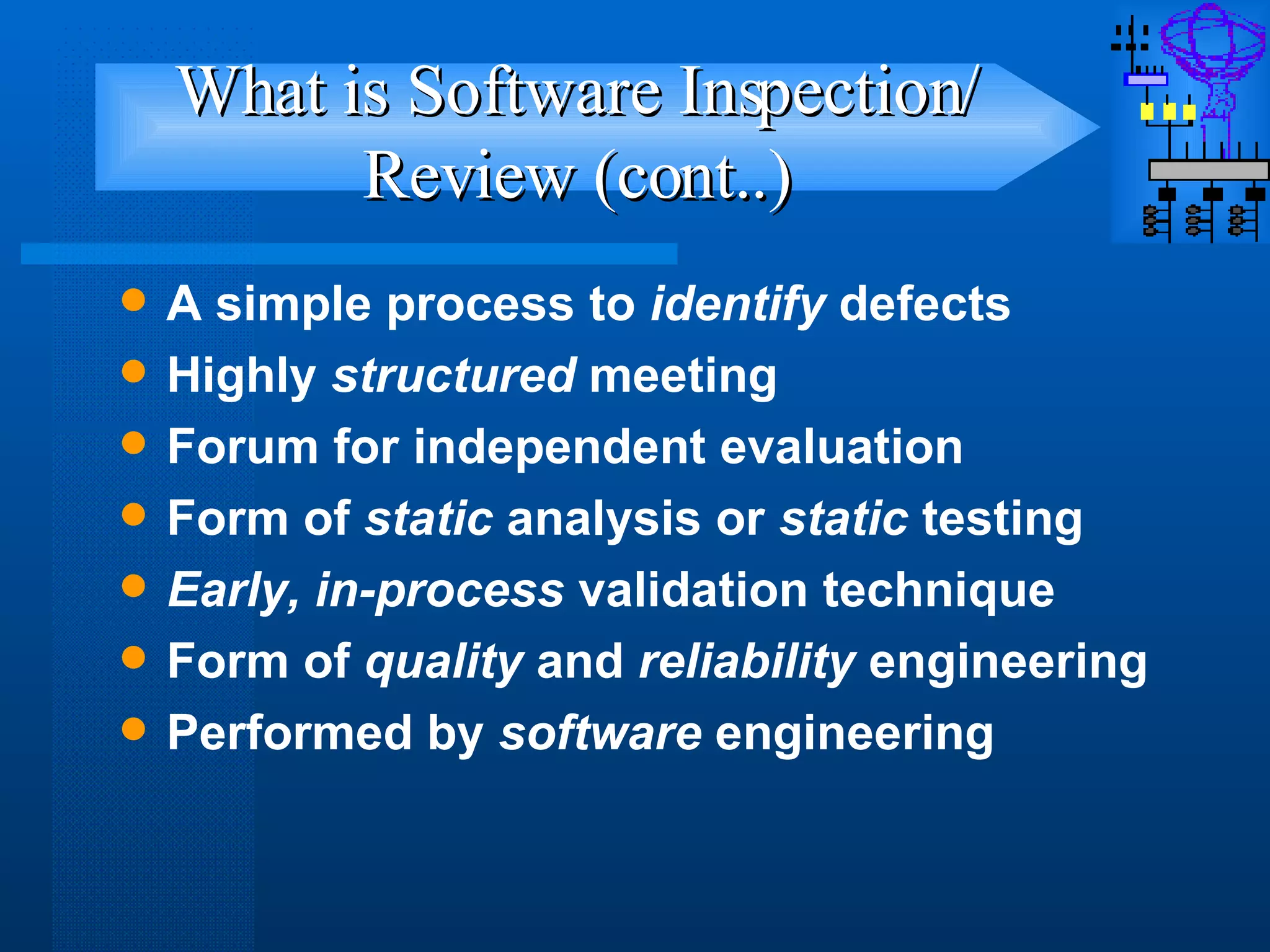 Software Inspection And Defect Management | PPT