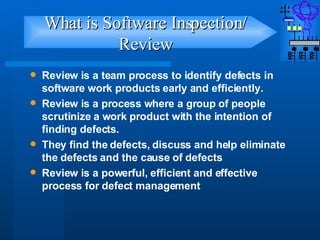 Software Inspection And Defect Management | PPT
