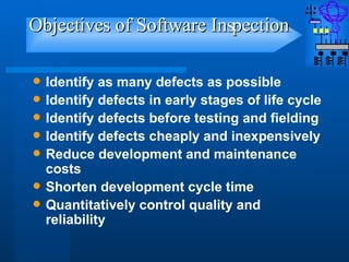 Software Inspection And Defect Management | PPT | Computer Software and Applications | Computing