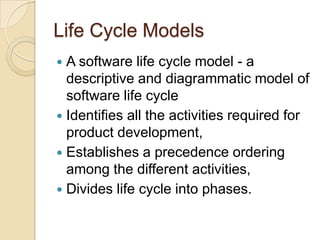 Software life-cycle | PPTX