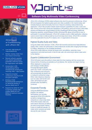 Software Only Multimedia Video Conferencing | PDF