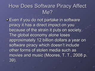 Software Piracy Powerpoint | PPT