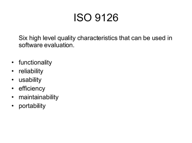 SOFWARE QUALITY, INTRODUCTION | PPT