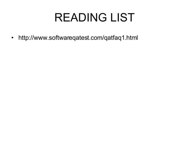 SOFWARE QUALITY, INTRODUCTION | PPT