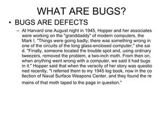 SOFWARE QUALITY, INTRODUCTION | PPT