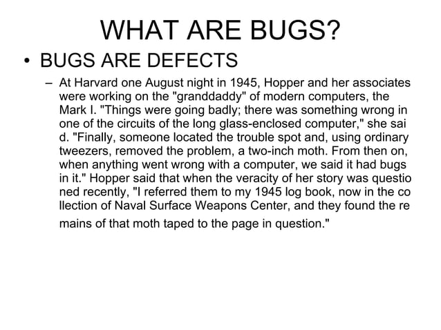 SOFWARE QUALITY, INTRODUCTION | PPT