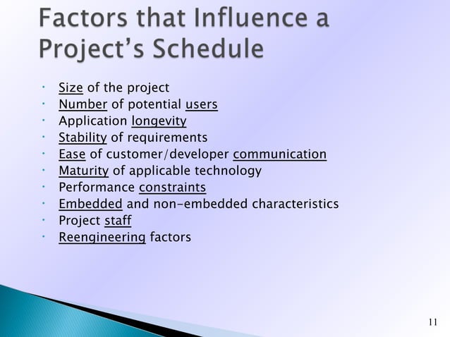 Software project-scheduling | PPT | Free Download