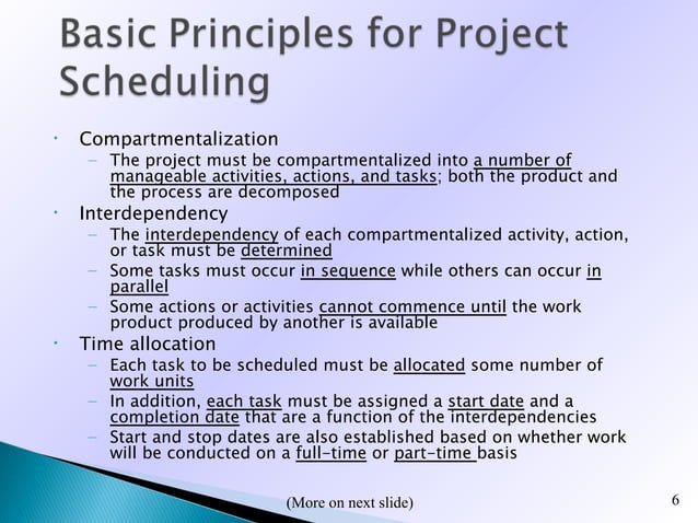 Software project-scheduling | PPT