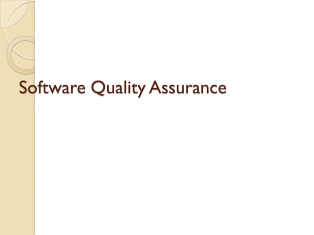 Software quality-assurance | PDF