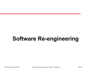 Software reengineering | PPT