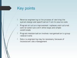 Software Re-engineering Forward & Reverse Engineering | PPT ...