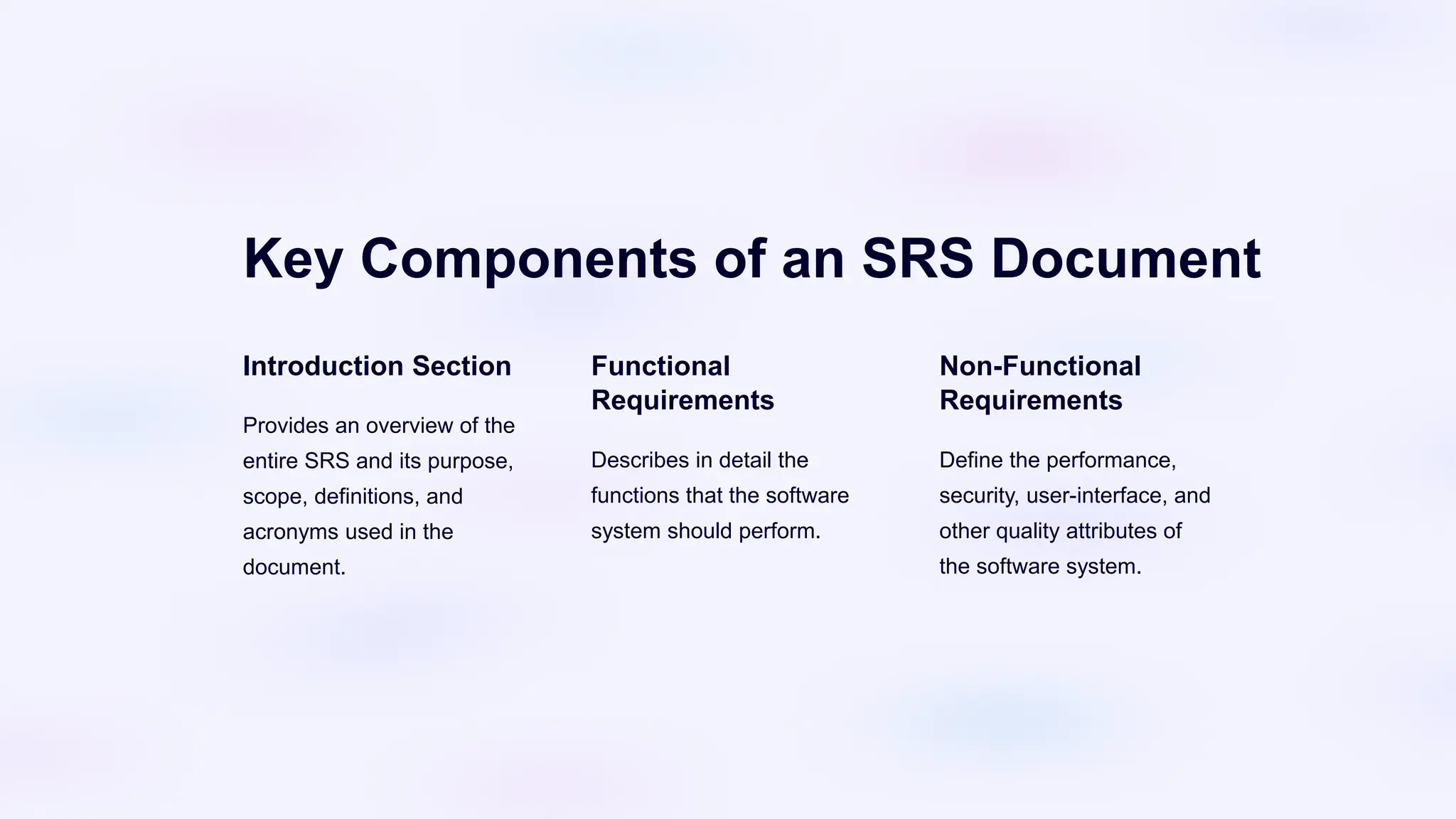 Software Requirements Specification Srs Pptx