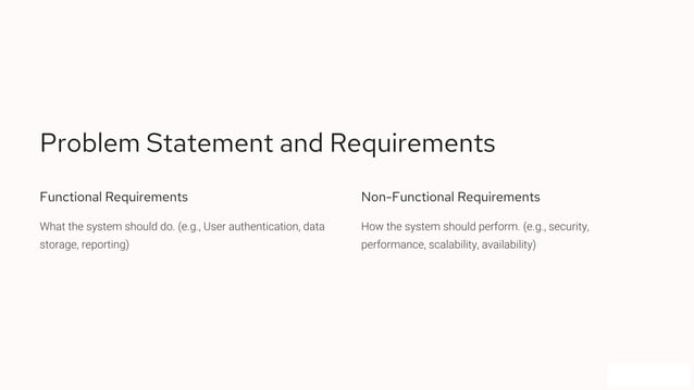 Software-Requirements-to-System-Design Basics | PPT