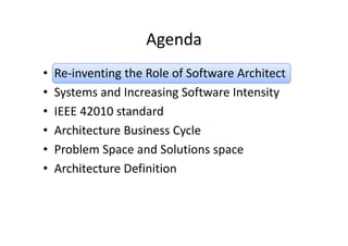 Software - Role in Systems and Architectures | PPT