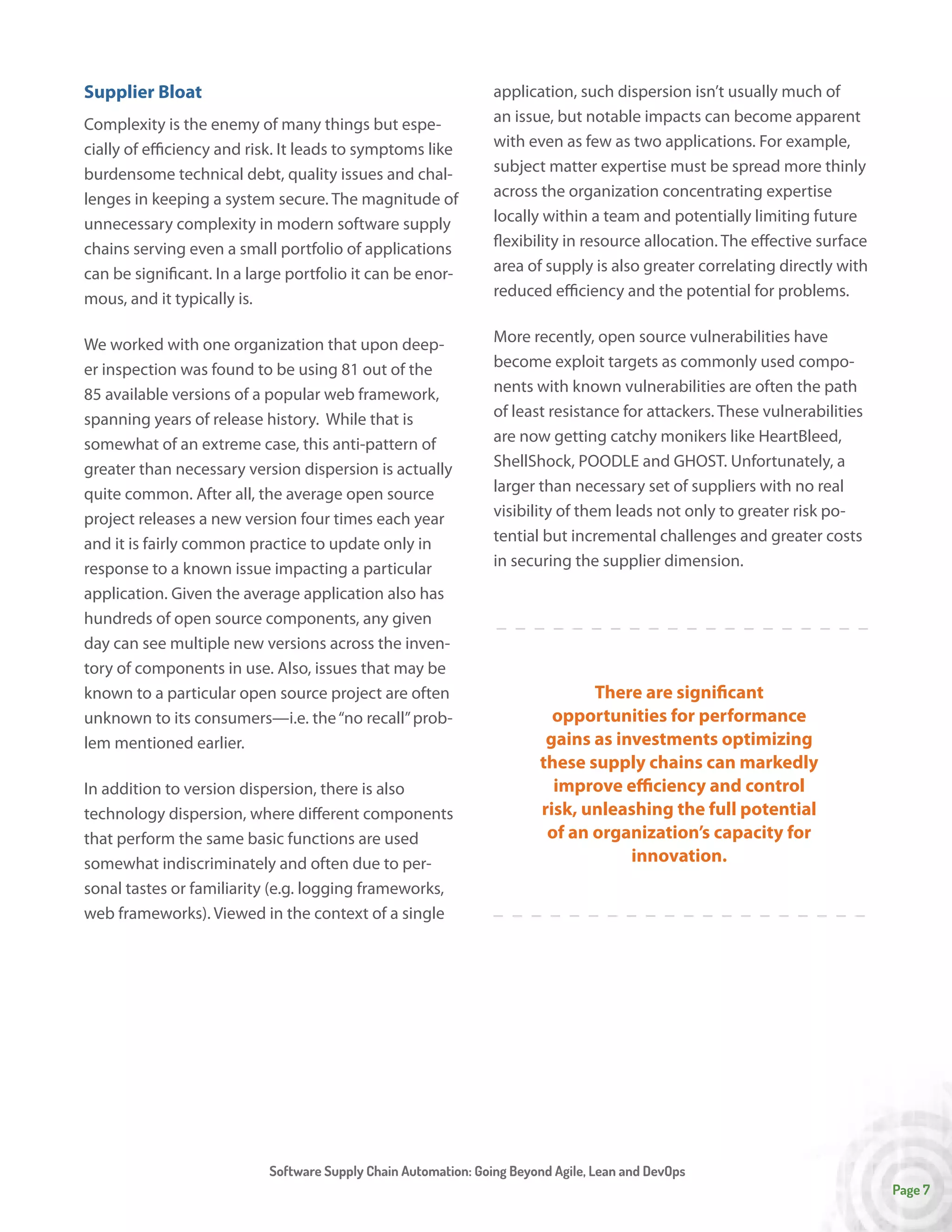 White Paper: Software Supply Chain Automation: Going Beyond Agile, Lean ...