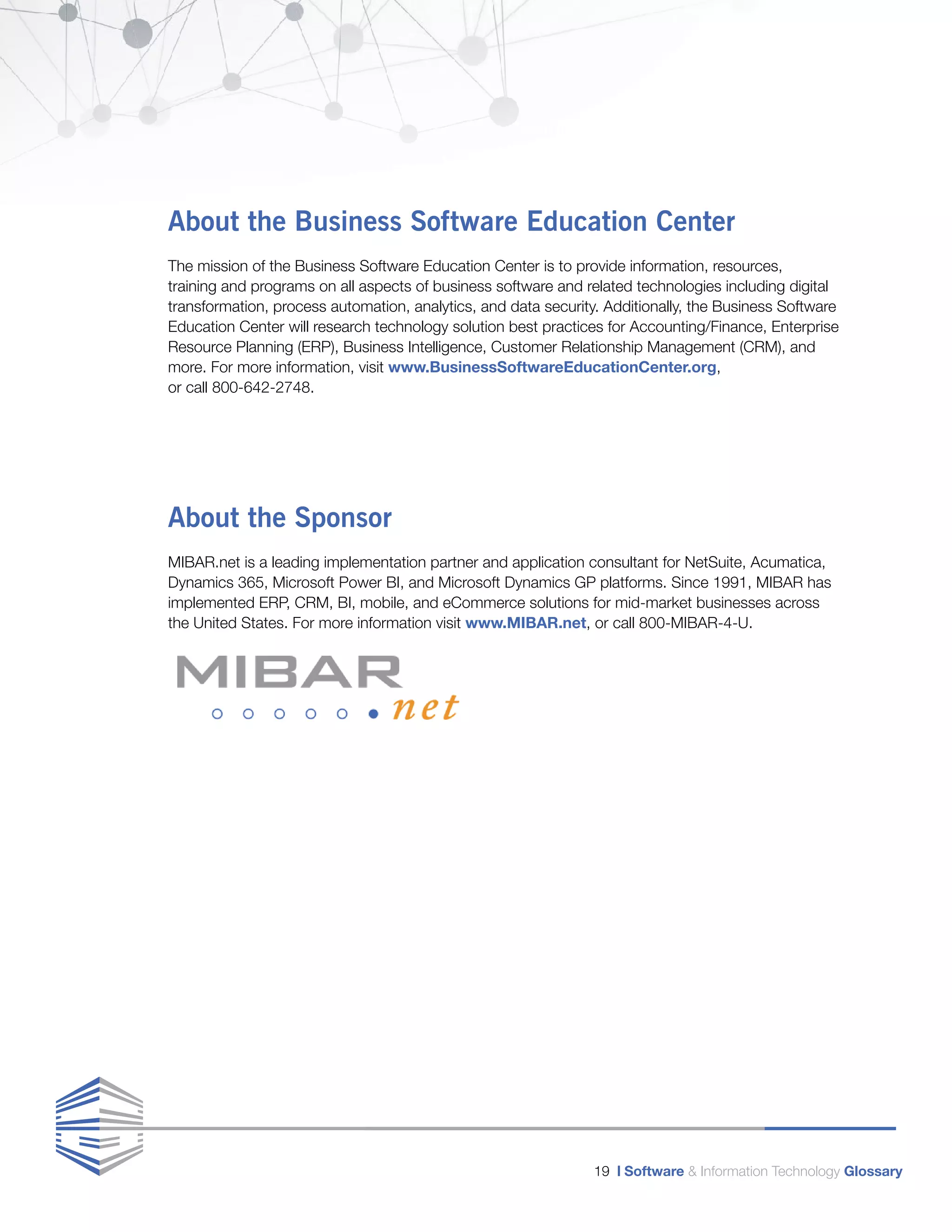 Software and Information Technology Glossary of Terms | PDF