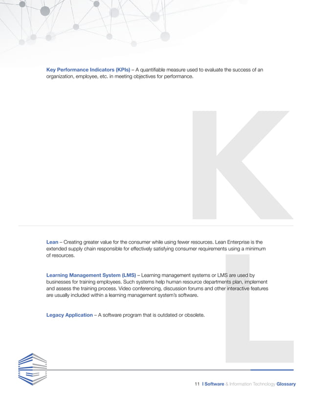Software and Information Technology Glossary of Terms | PDF