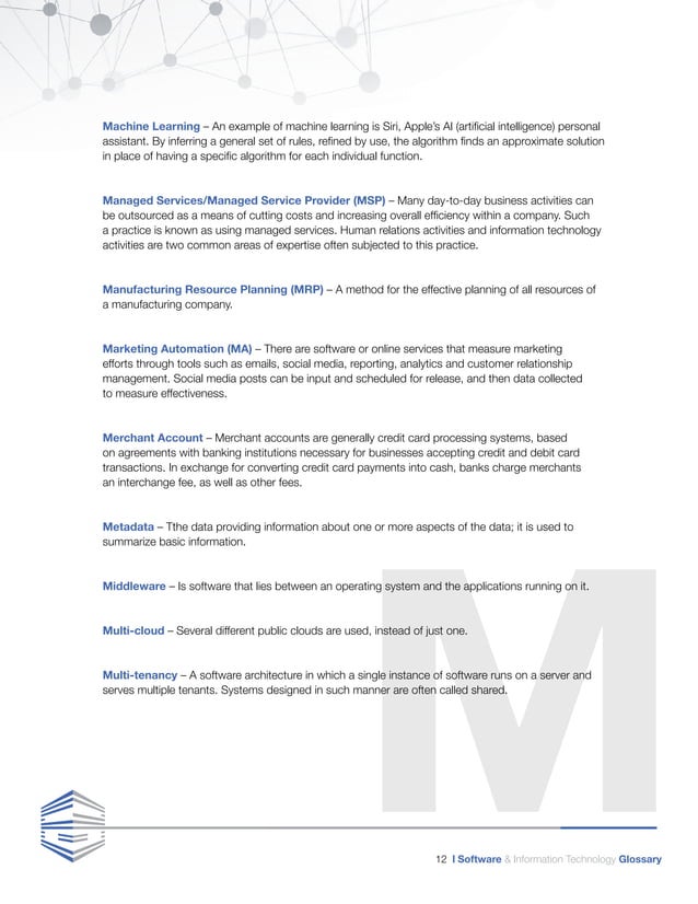 Software and Information Technology Glossary of Terms | PDF