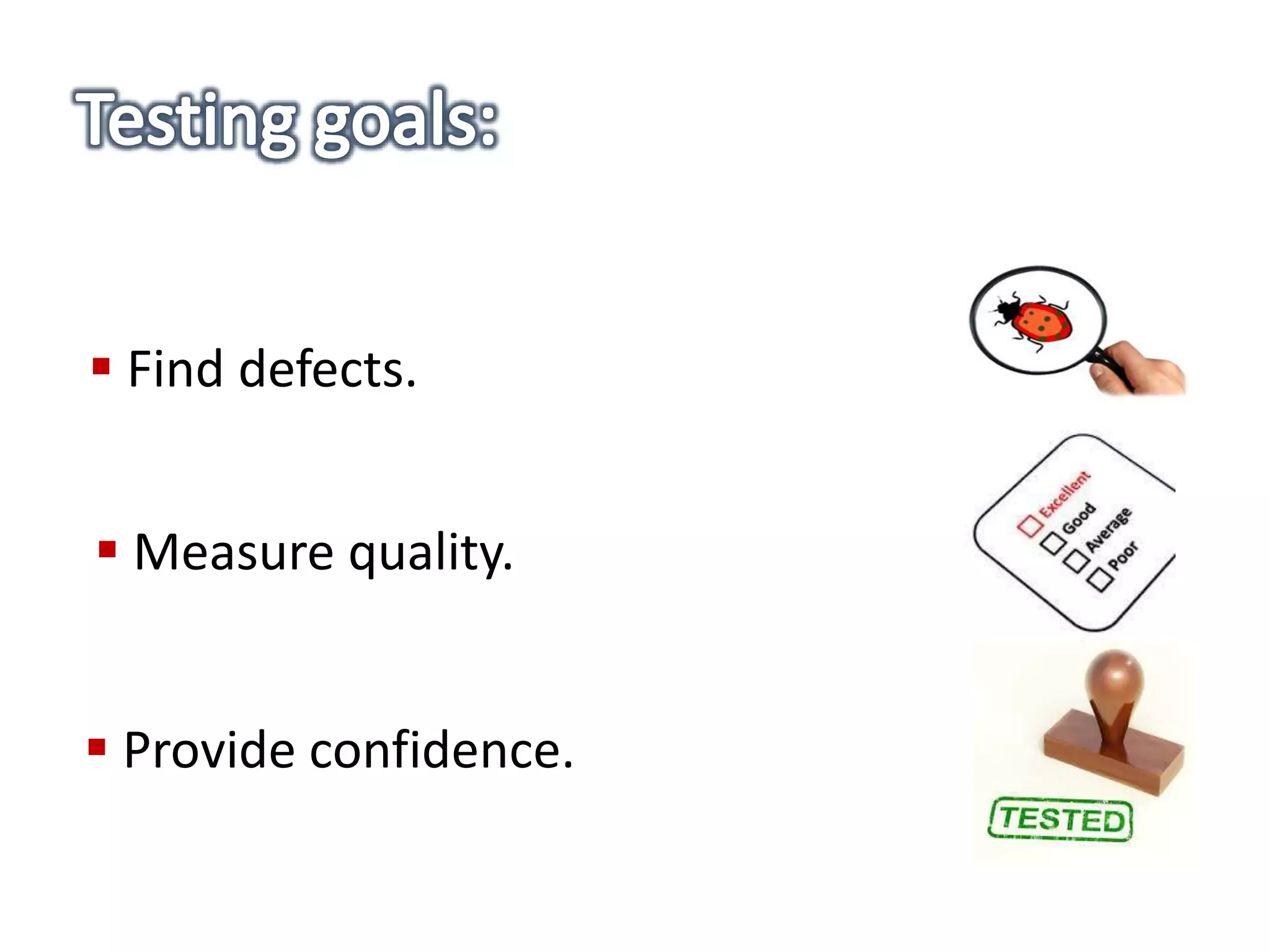 Software Testing Fundamentals Pptx Computer Software And Applications Computing