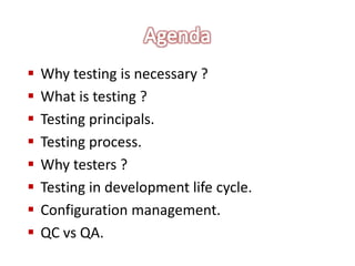 Software testing fundamentals | PPTX