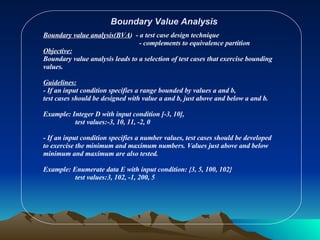 Software Testing Techniques | PPT