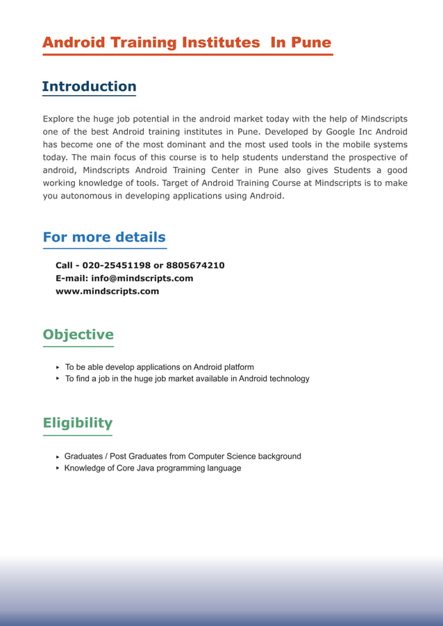 Pune Software Testing Courses | PDF