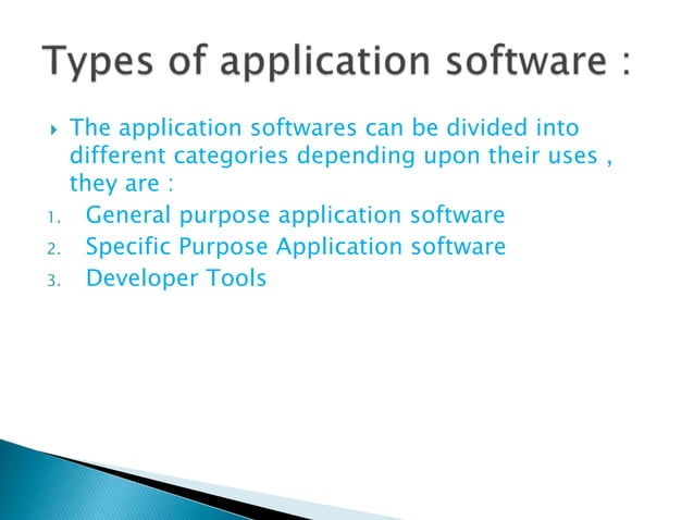 Software (4).ppt | Operating Systems | Computer Software and Applications